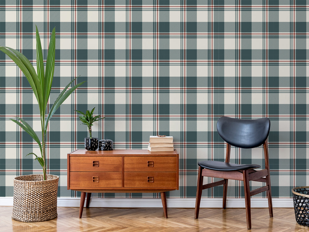 Fabric Effect Wallpaper | Peel & Paper