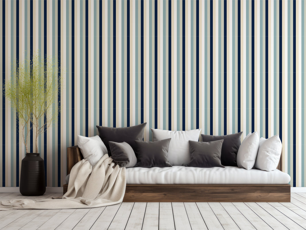 Stripes Peel & Stick Removable Wallpaper | Peel&Stick – Peel & Paper