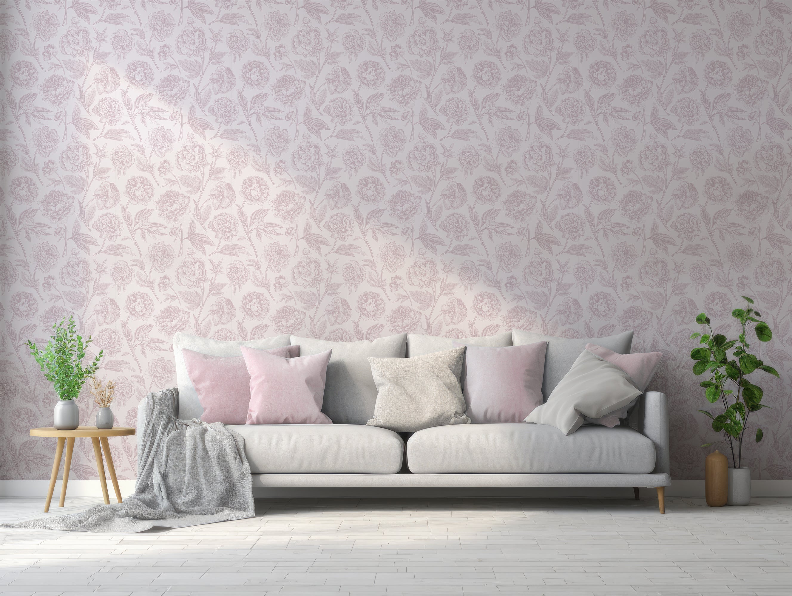Pink Peel & Stick Removable Wallpaper | Peel&Stick – Peel & Paper